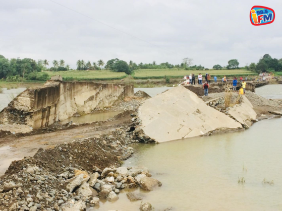 Bahagi ng Daan sa Brgy. Gucab sa Echague na Apektado ng Pagbaha ...