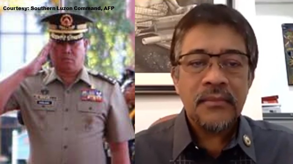 Southern Luzon Command Chief Major General Antonio Parlade Jr and Bayan ...