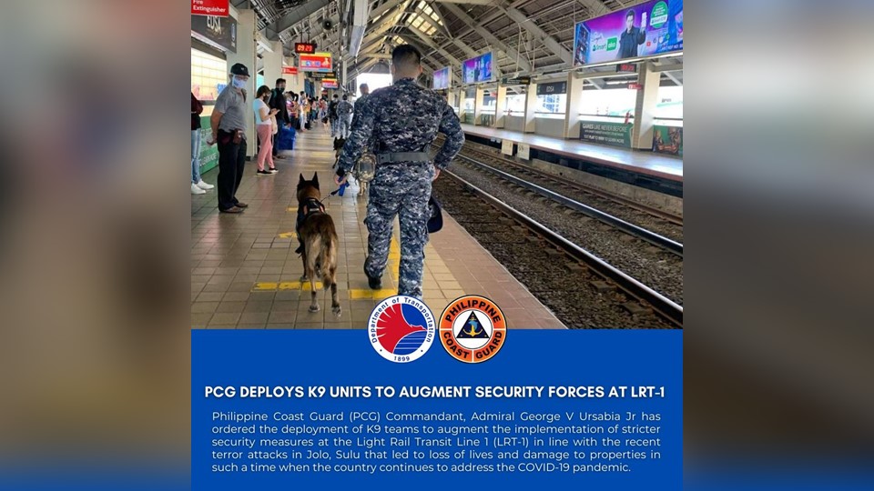Philippine Coast Guard, K9 teams - RMN Networks