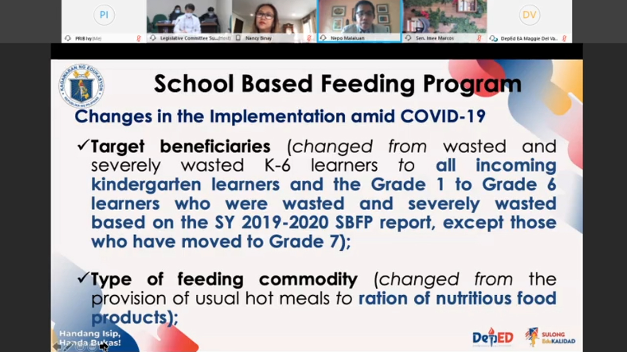 Feeding program ng DepEd, tuloy para sa mga mag-aaral mula kinder ...