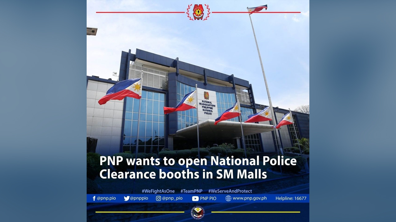 Paglalagay ng police clearance booths sa mga SM malls, gagawin ng PNP ...