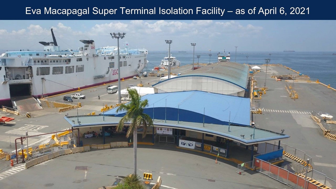 45 COVID beds, idinagdag ng pamahalaan sa Eva Macapagal Super Terminal ...