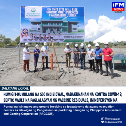 DALAWANG EVACUATION CENTERS SA PANGASINAN, IPATATAYO - RMN Networks