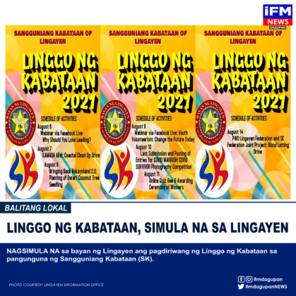 LINGGO NG KABATAAN, SIMULA NA SA LINGAYEN - RMN Networks