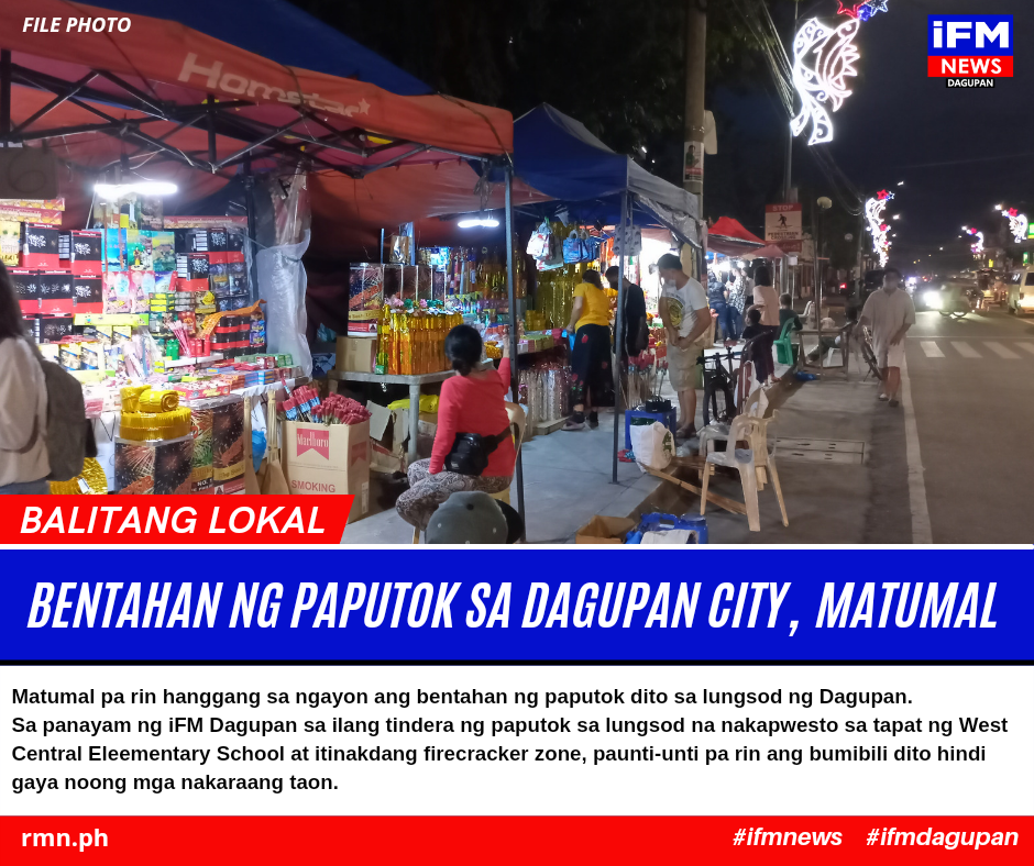 BENTAHAN NG PAPUTOK SA DAGUPAN CITY, MATUMAL - RMN Networks