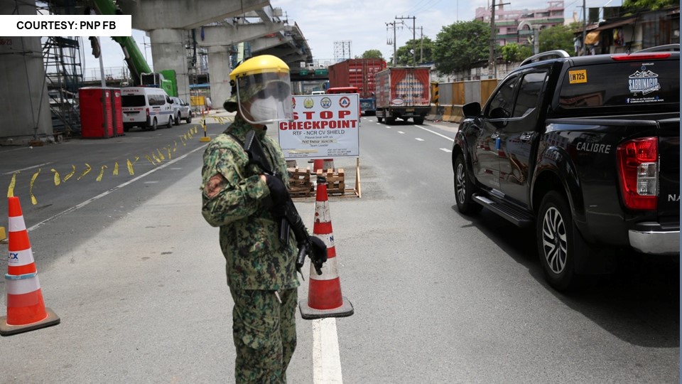 Quarantine control points ng PNP, deactivated na simula bukas sa mga ...