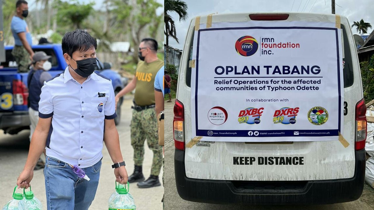 RMN Foundation, naghatid ng tulong sa mga nasalanta ng Bagyong Odette sa Siargao Island kasama ...