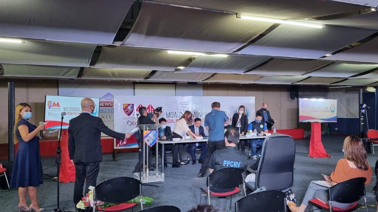 PPCRV at AMA, muling lumagda ng kasunduan bilang information technology ...