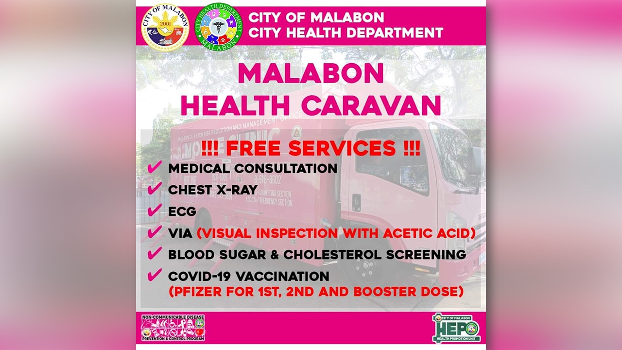 Health caravan, patuloy na nagbibigay ng serbisyo sa Malabon City - RMN ...