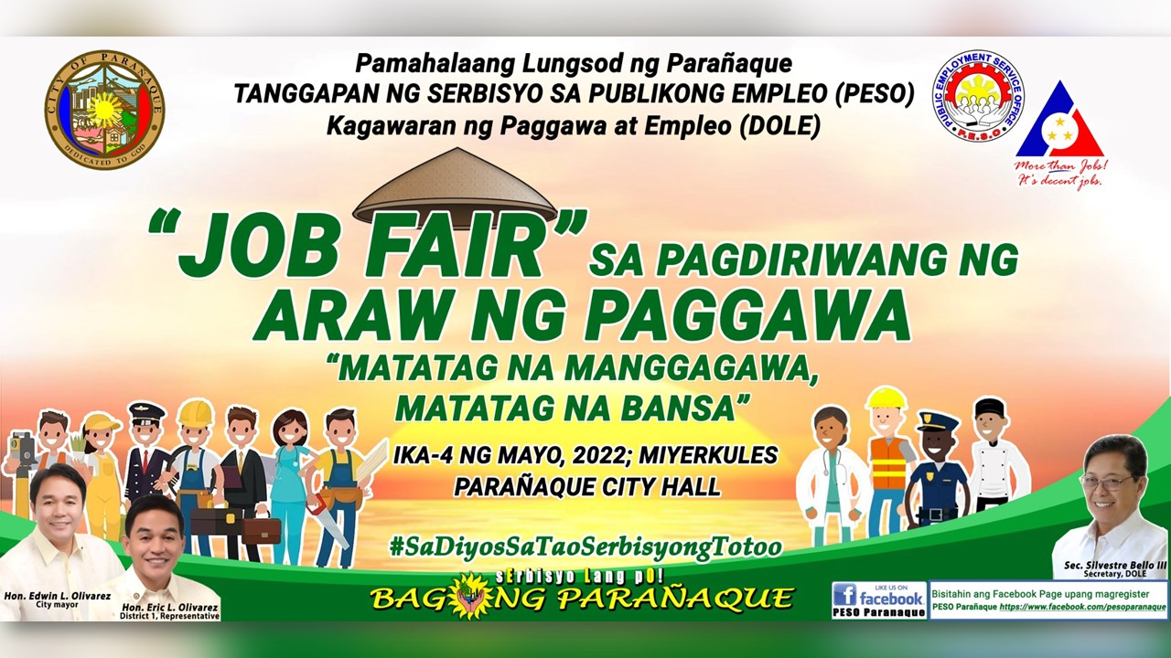 Parañaque LGU, magdaraos ng job fair sa post-labor day - RMN Networks