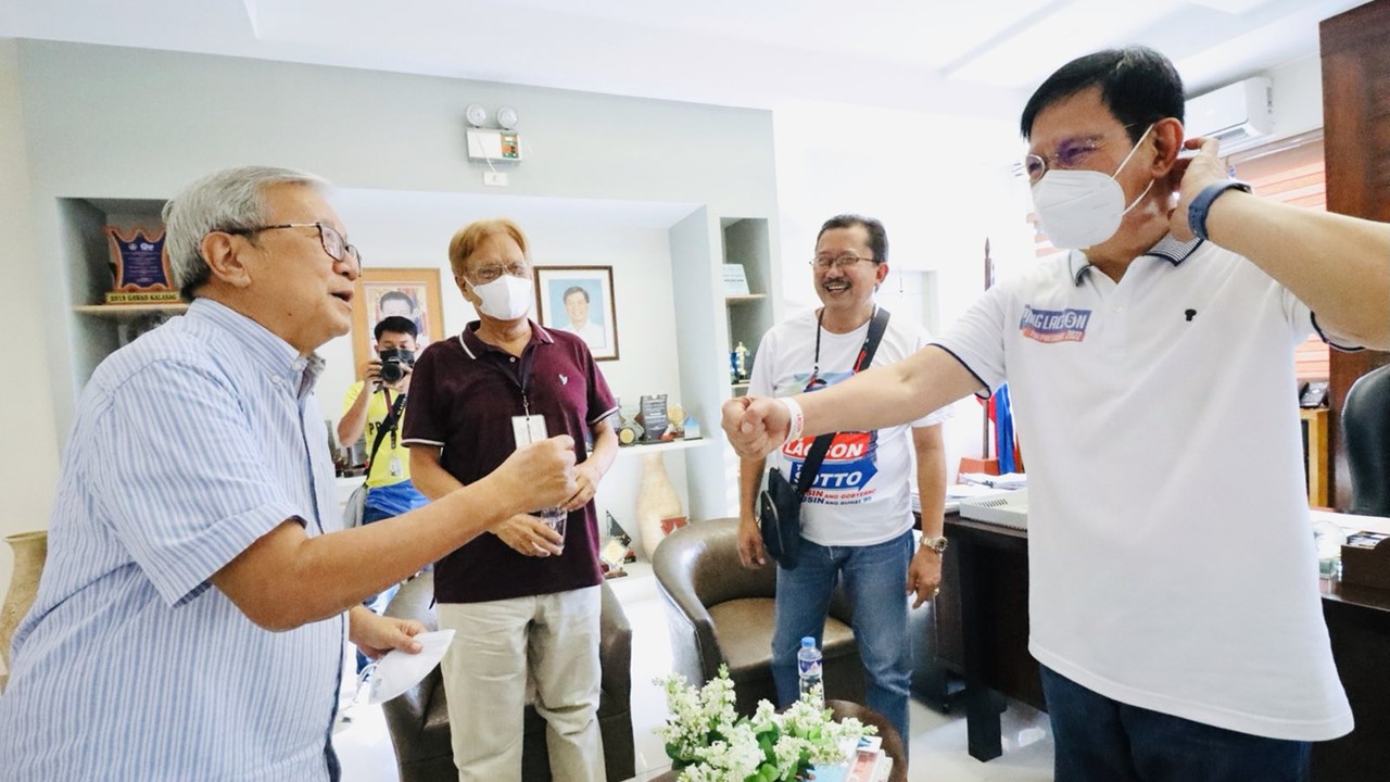 Presidential candidate Senador Ping Lacson, dinalaw ang mga biktima ng ...