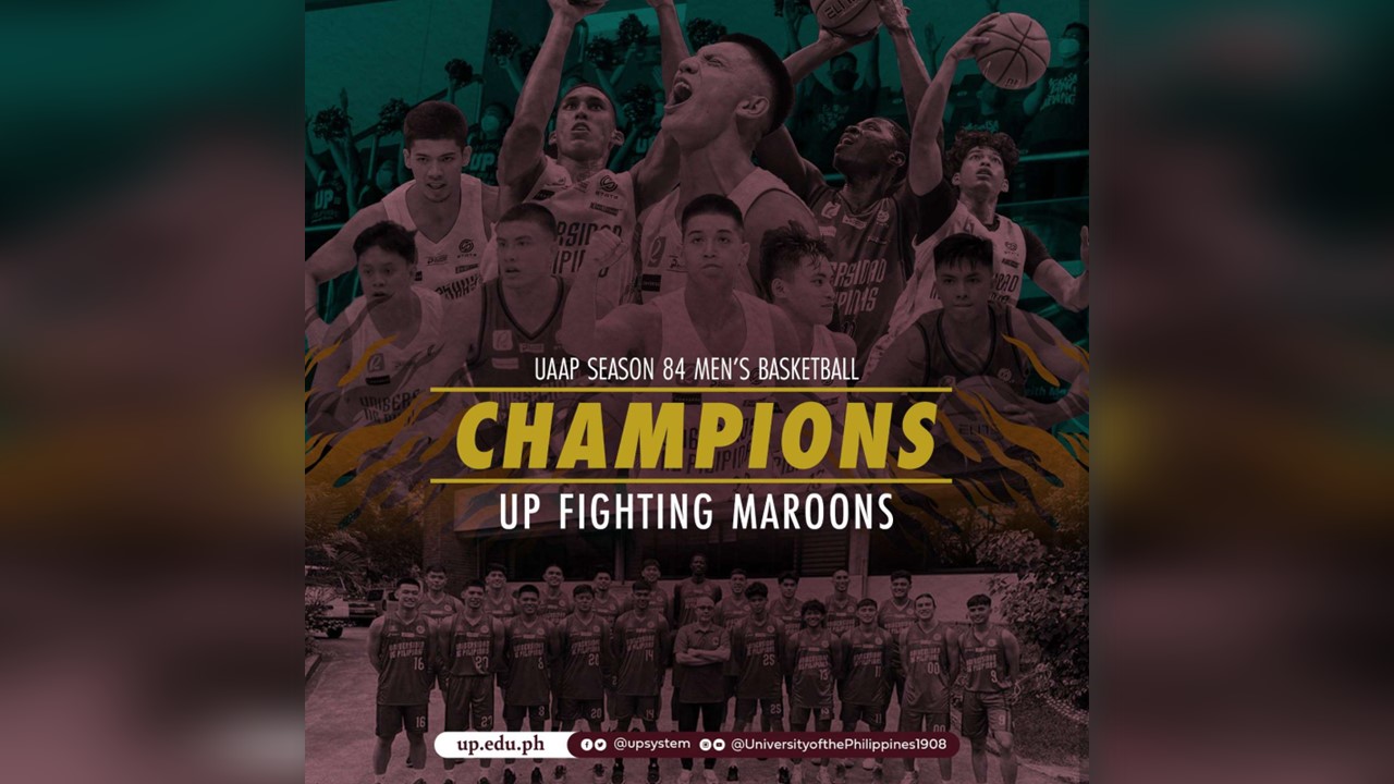 UP Fighting Maroons, nasungkit ang makasaysayang kampeonato kontra Blue ...