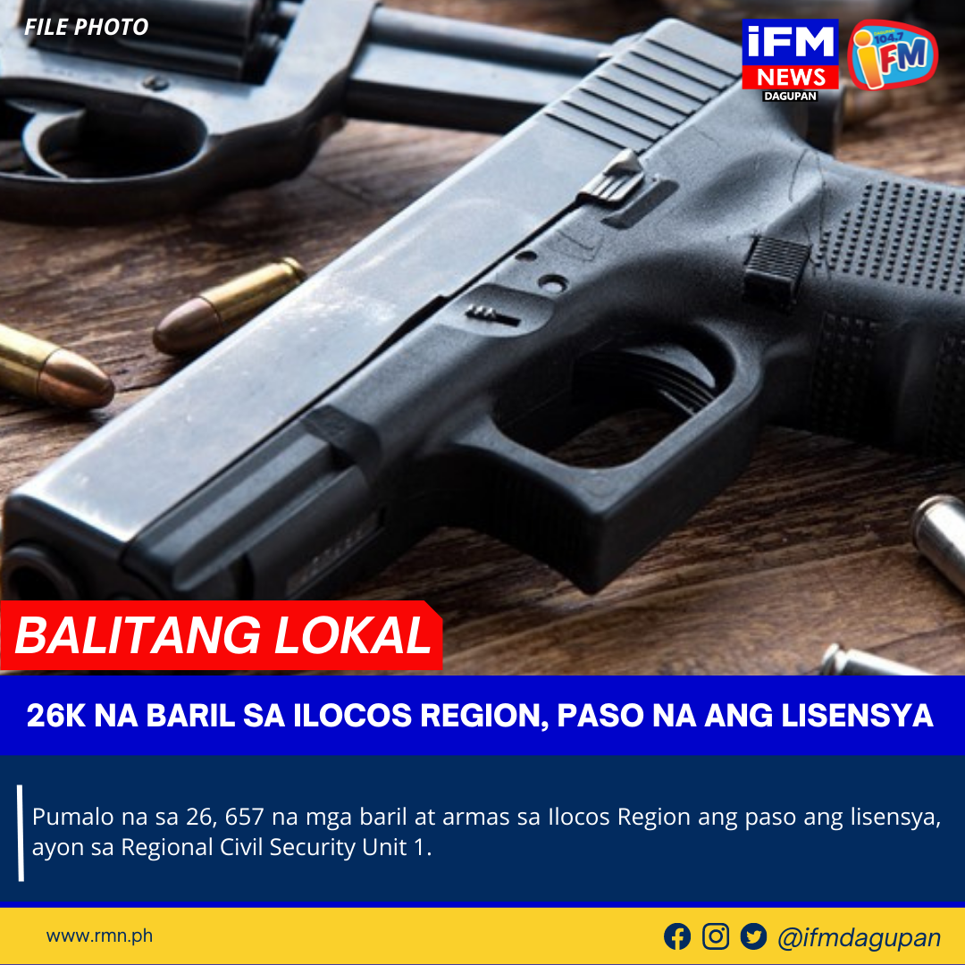 26K NA BARIL SA ILOCOS REGION, PASO NA ANG LISENSYA - RMN Networks