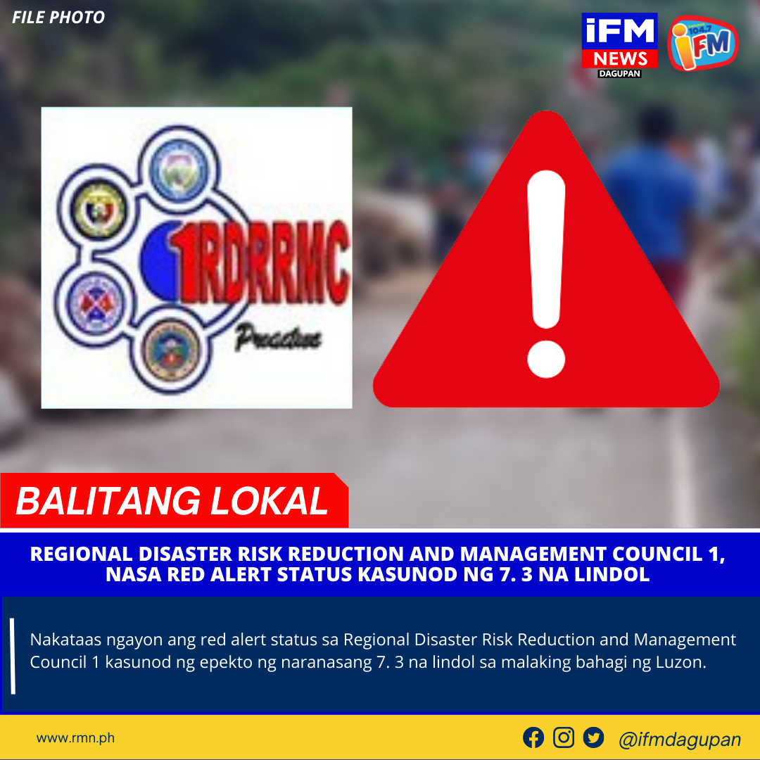 REGIONAL DISASTER RISK REDUCTION AND MANAGEMENT COUNCIL 1, NASA RED ...