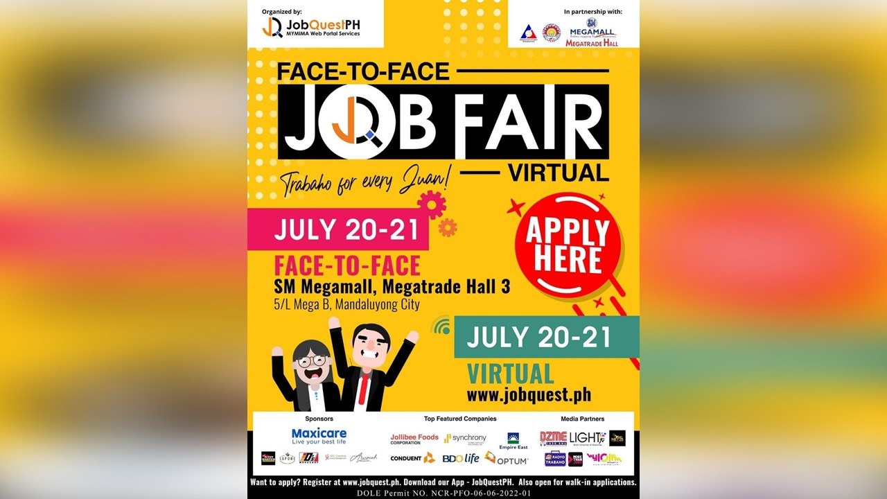 2 araw na mega job fair ng JobQuest.ph katuwang ang DZXL Radyo Trabaho, nagsimula na - RMN Networks