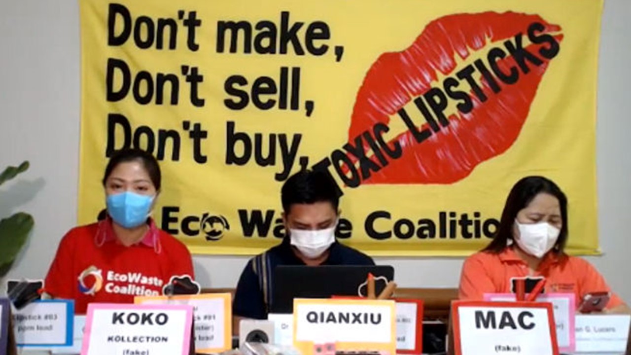 EcoWaste Coalition, pinag-iingat ang publiko sa toxic lipsticks na ...