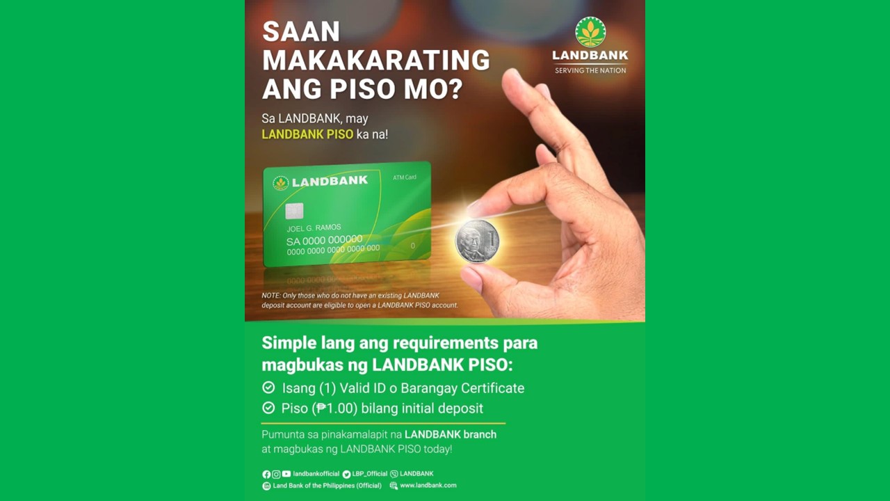 LANDBANK launches ’PISO’ account for unbanked Filipinos - RMN Networks