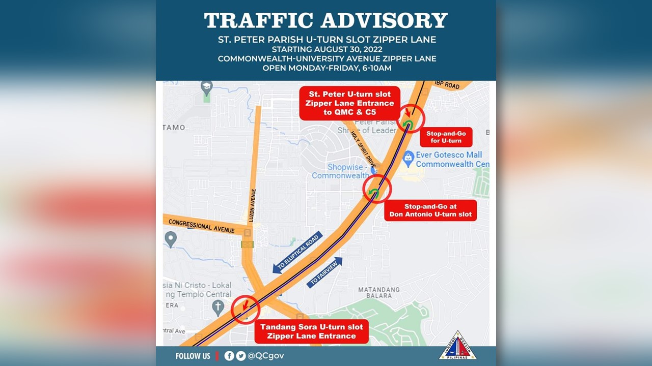 Zipperlane sa Commonwealth, dinagdagan pa ng MMDA at Quezon City ...