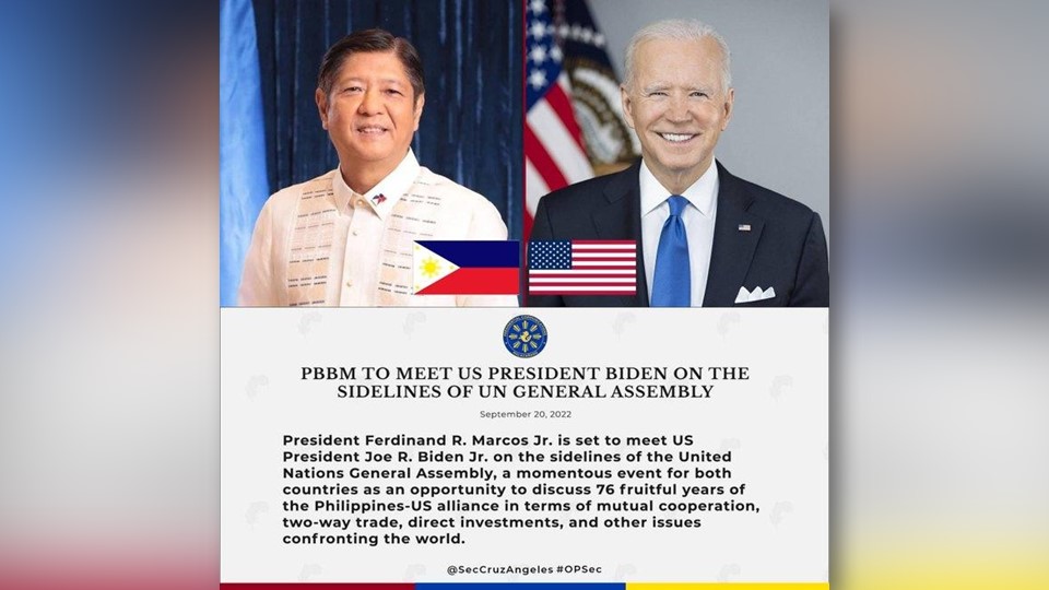 PBBM at US Pres. Biden, magpupulong - Malakanyang - RMN Networks