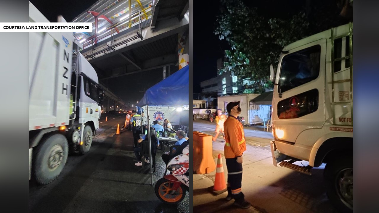 LTO, nagkasa ng anti-truck overloading operation at random drug test sa ...