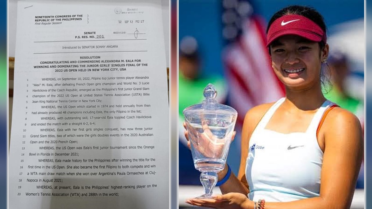 Senado, kinilala ang tagumpay ng kauna-unahang kampeon ng bansa sa 2022 ...