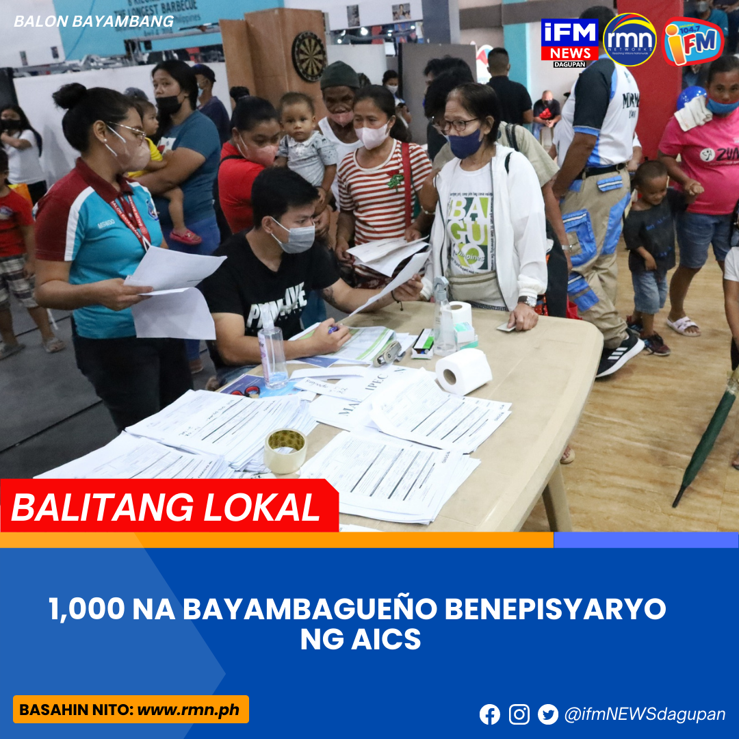 1,000 NA BAYAMBAGUEÑO BENEPISYARYO NG AICS - RMN Networks