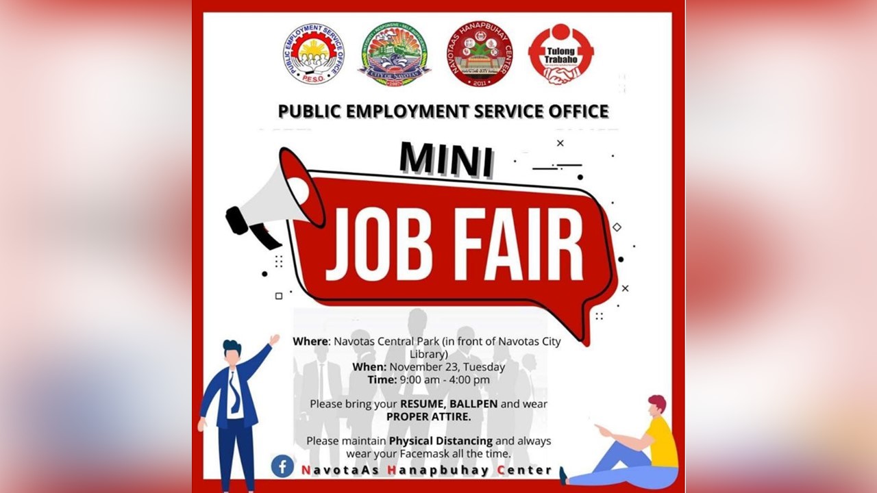 Mini Job Fair na inorganisa ng PESO Navotas at ng DZXL Radyo Trabaho, magsisimula na ngayong ...