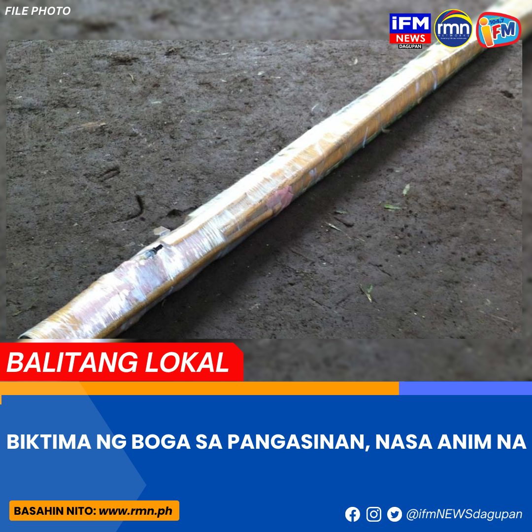 BIKTIMA NG BOGA SA PANGASINAN, NASA ANIM NA - RMN Networks