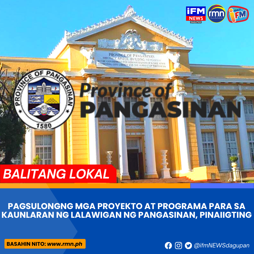 PAGSULONG NG MGA PROYEKTO AT PROGRAMA PARA SA KAUNLARAN NG LALAWIGAN NG ...