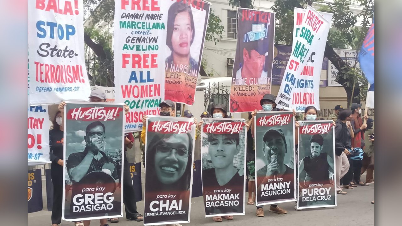 Iba't ibang grupo mula Southern Tagalog, nagkasa ng kilos-protesta sa ...