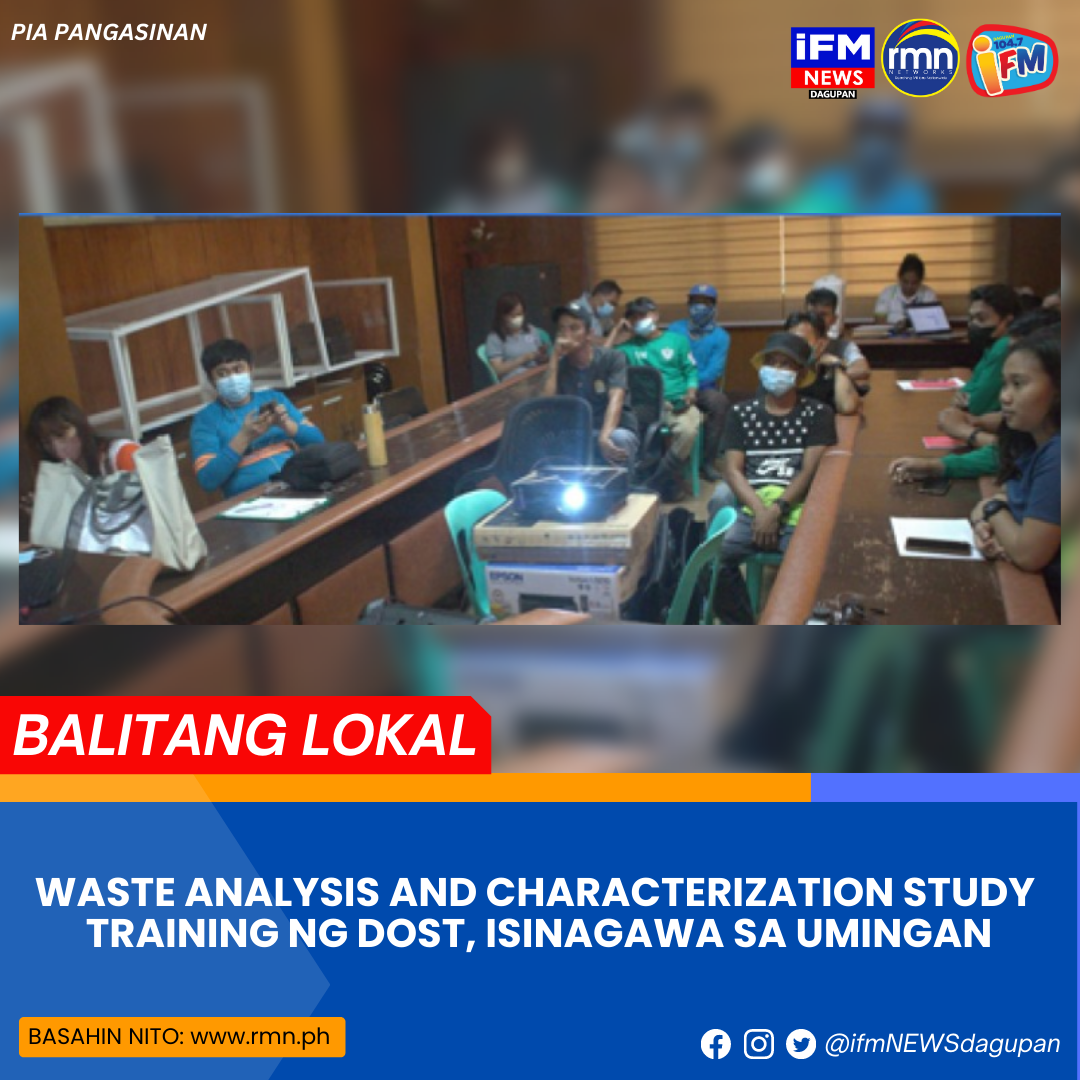 WACS TRAINING NG DOST, ISINAGAWA SA UMINGAN - RMN Networks