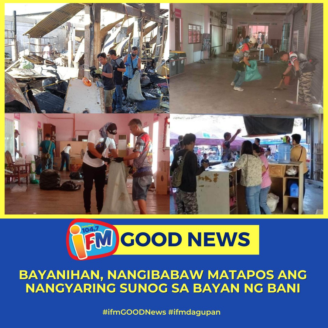 GOODNEWS: BAYANIHAN, NANGIBABAW MATAPOS ANG NANGYARING SUNOG SA BAYAN ...