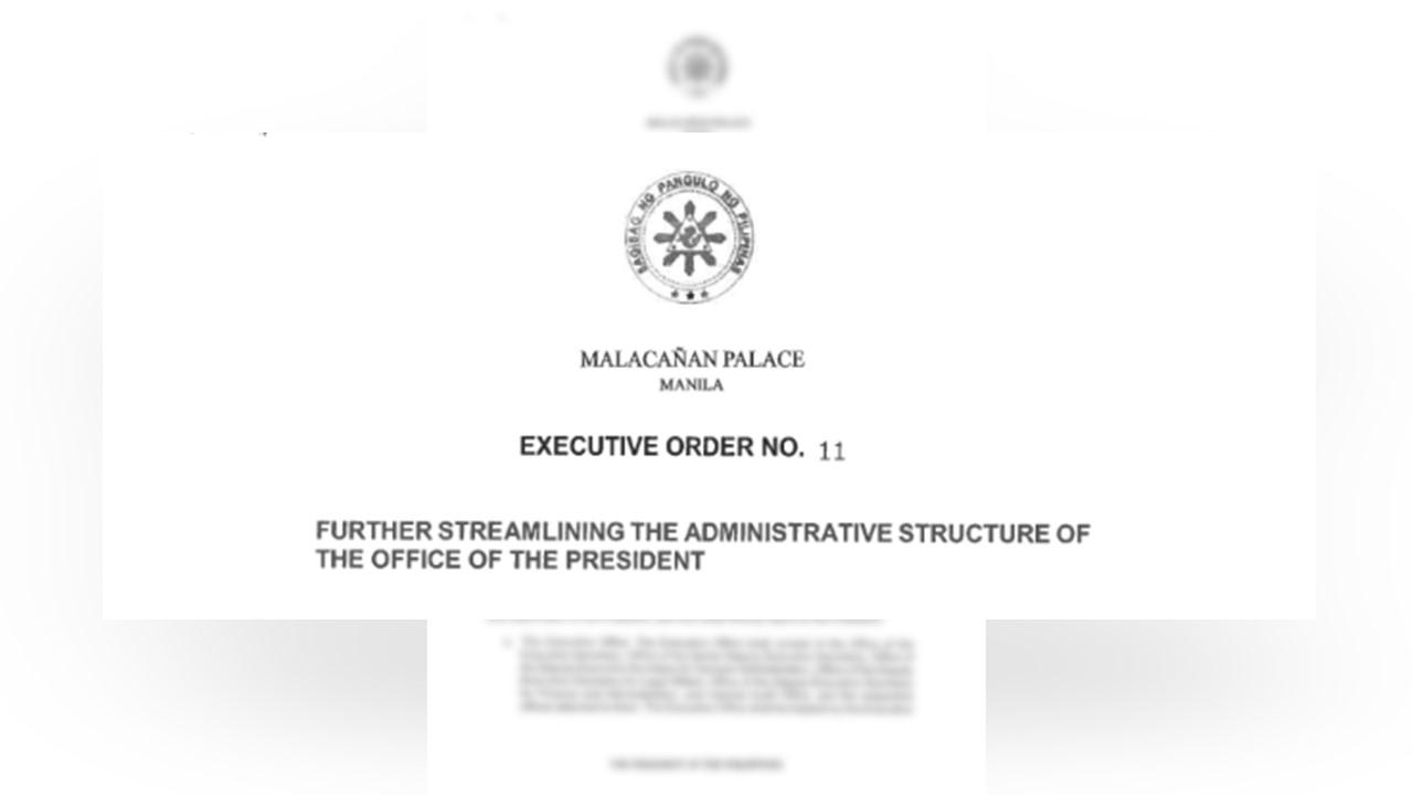 PBBM, naglabas ng Executive Order na may kinalaman sa pagpapatupad ng ...