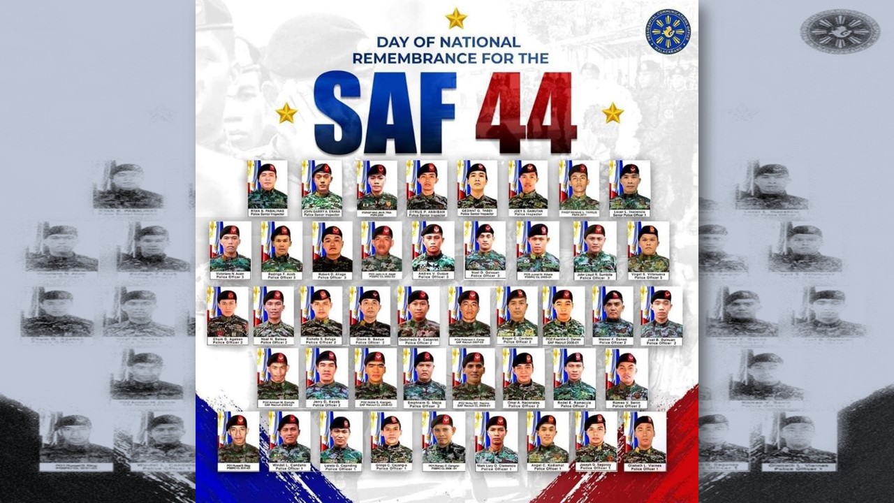Malakanyang, inalala ang kabayanihan ng SAF 44 - RMN Networks