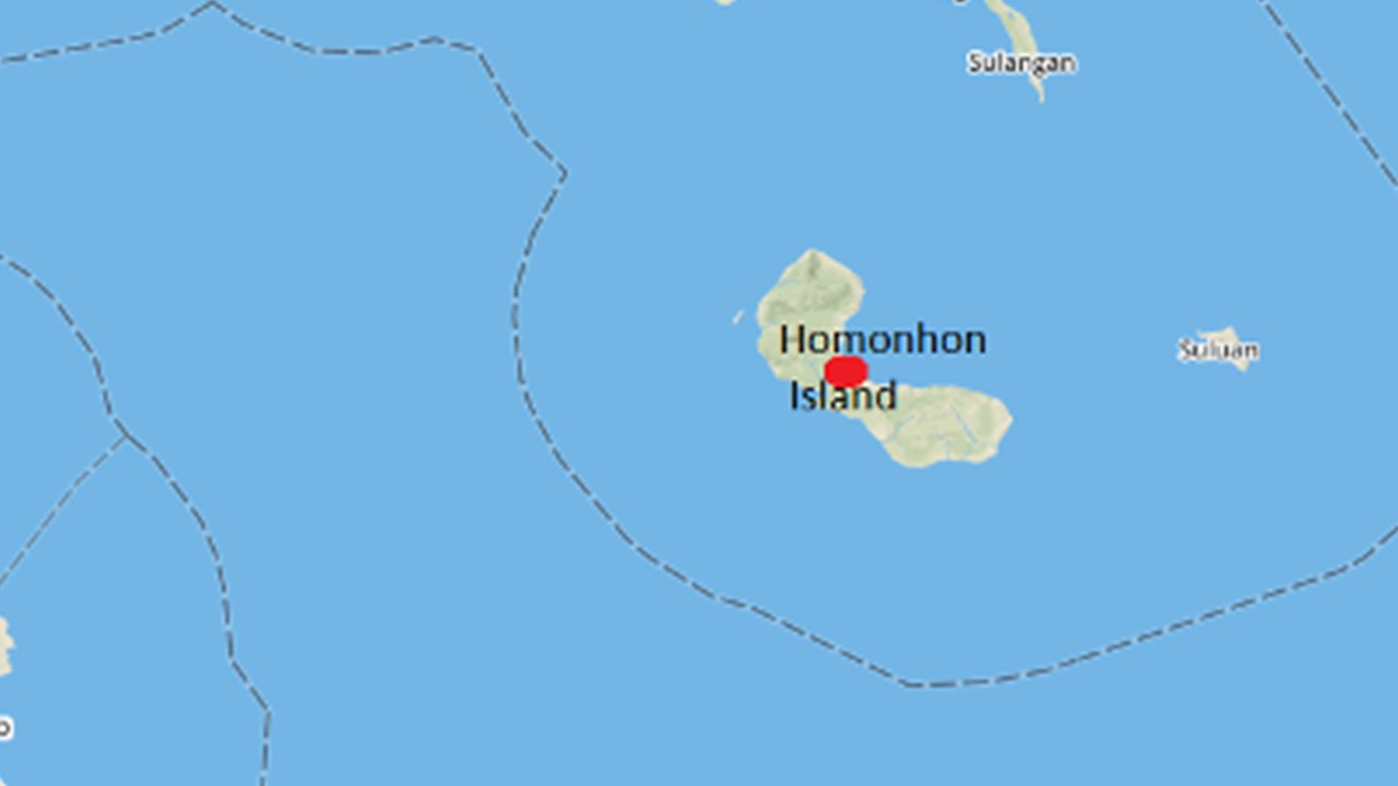 Isla ng Homonhon sa Eastern Samar, niyanig ng magnitude 5.2 na lindol ...