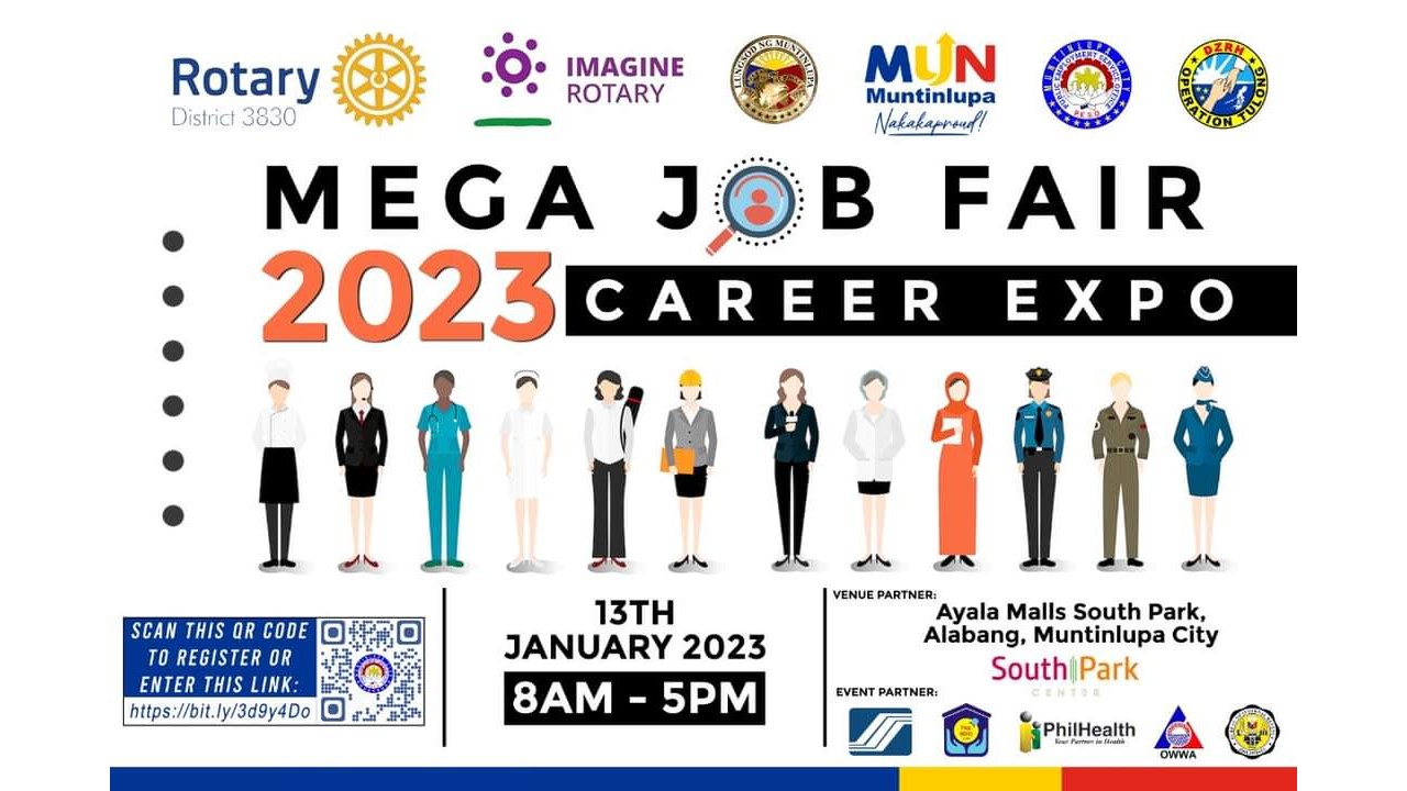 Mega Job Fair ng PESO Muntinlupa katuwang ang DZXL Radyo Trabaho, dinagsa - RMN Networks