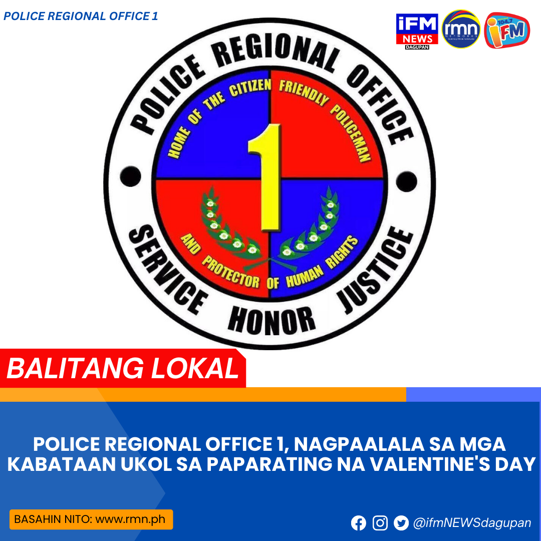 POLICE REGIONAL OFFICE 1, NAGPAALALA SA MGA KABATAAN UKOL SA PAPARATING ...