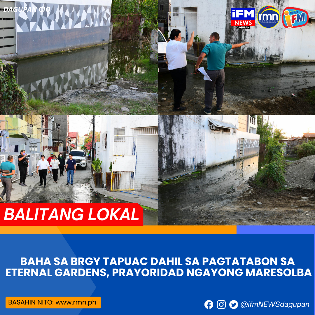 BAHA SA BRGY TAPUAC DAHIL SA PAGTATABON SA ETERNAL GARDENS, PRAYORIDAD ...
