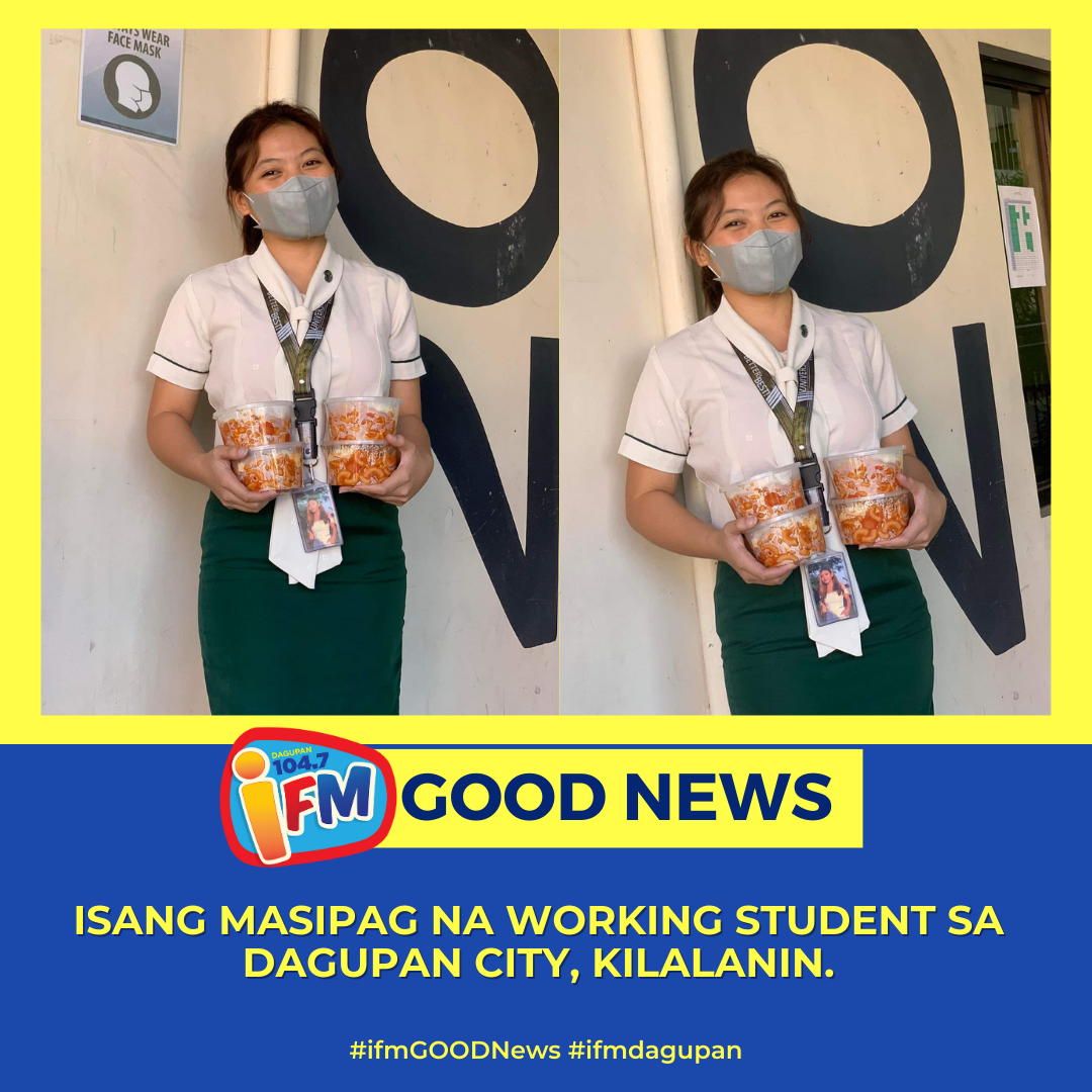 GOOD NEWS : ISANG MASIPAG NA WORKING STUDENT SA DAGUPAN CITY, KILALANIN ...