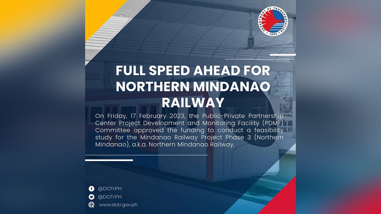 Konstruksyon ng Mindanao Railway, tuloy na ayon sa DOTr - RMN Networks
