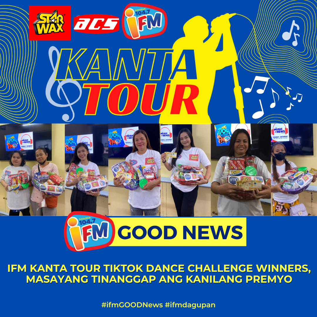 IFM KANTA TOUR TIKTOK DANCE CHALLENGE WINNERS, MASAYANG TINANGGAP ANG ...
