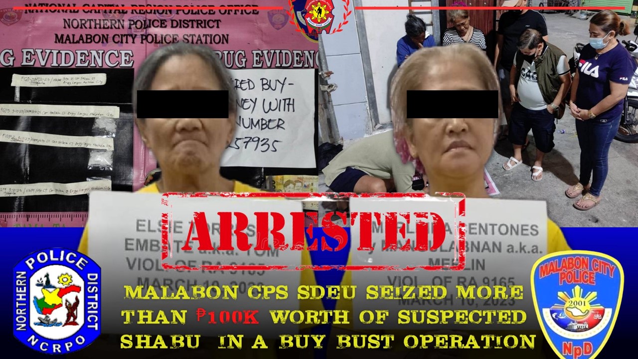 Dalawang babae, arestado sa pagbebenta ng iligal na droga sa Malabon - RMN Networks