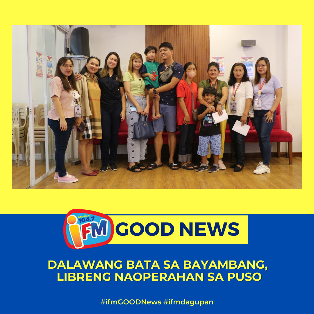 DALAWANG BATA SA BAYAMBANG, LIBRENG NAOPERAHAN SA PUSO - RMN Networks