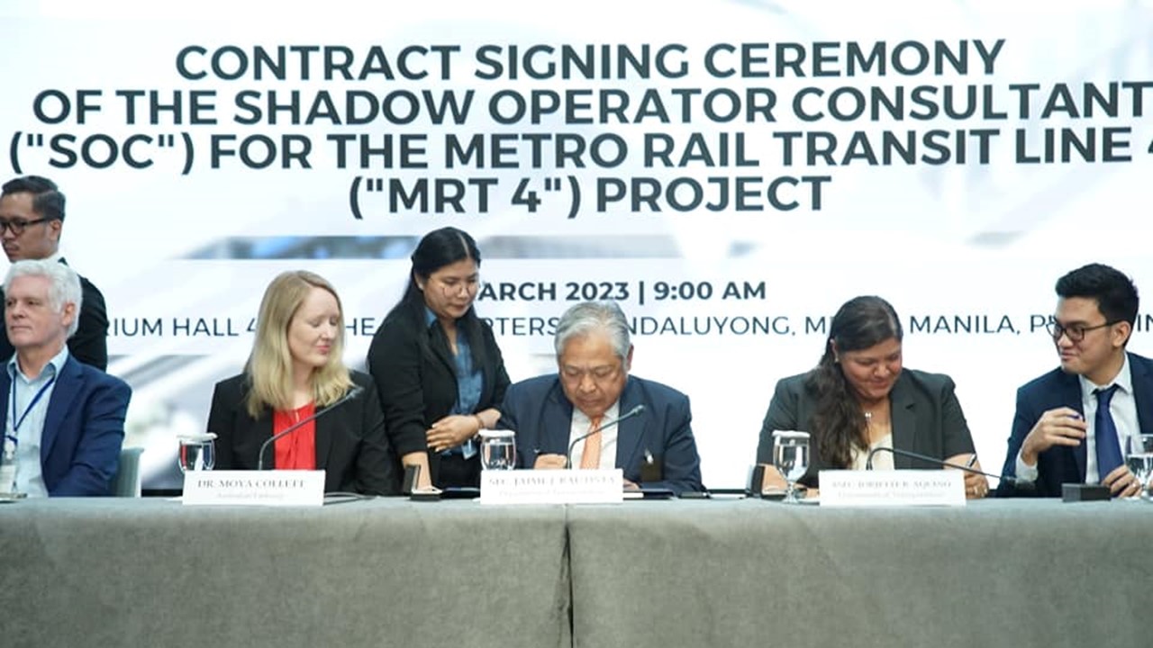DOTr, sinelyuhan na ang kontrata para sa pagtatayo ng MRT-4 - RMN Networks