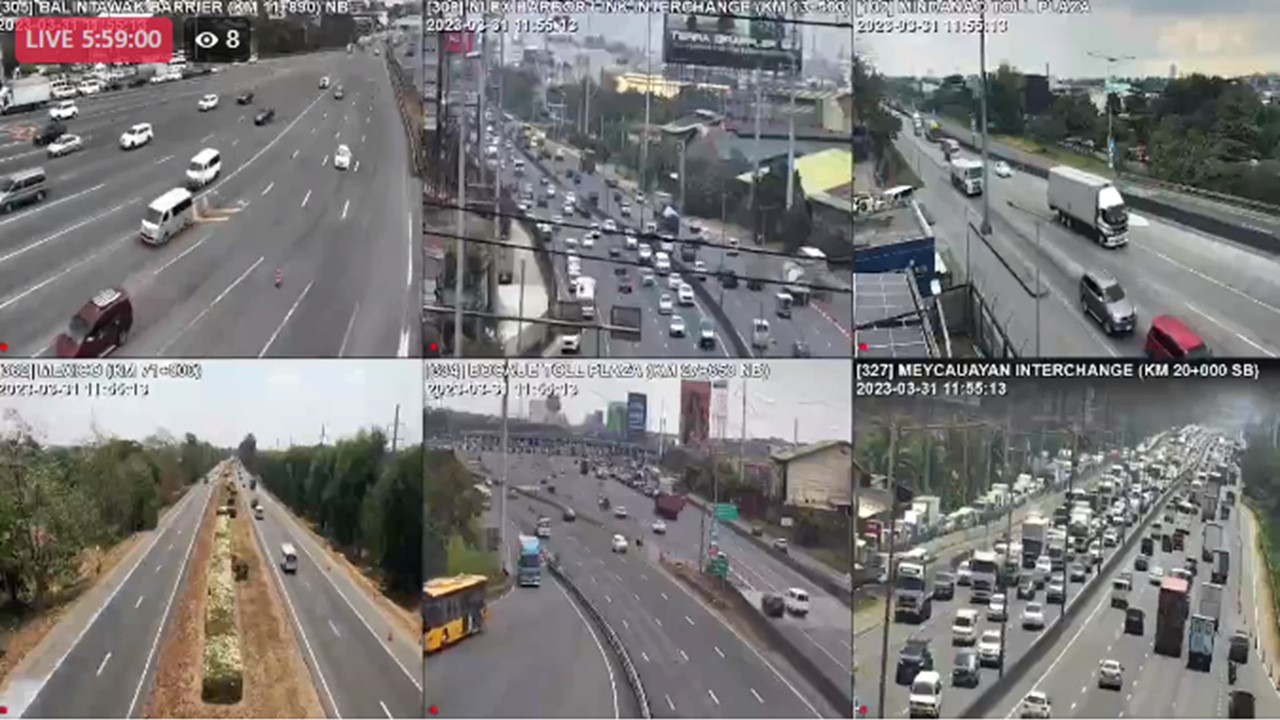 Volume ng mga sasakyan sa NLEX, SCTEX, maluwag pa; higit 1K tauhan ...