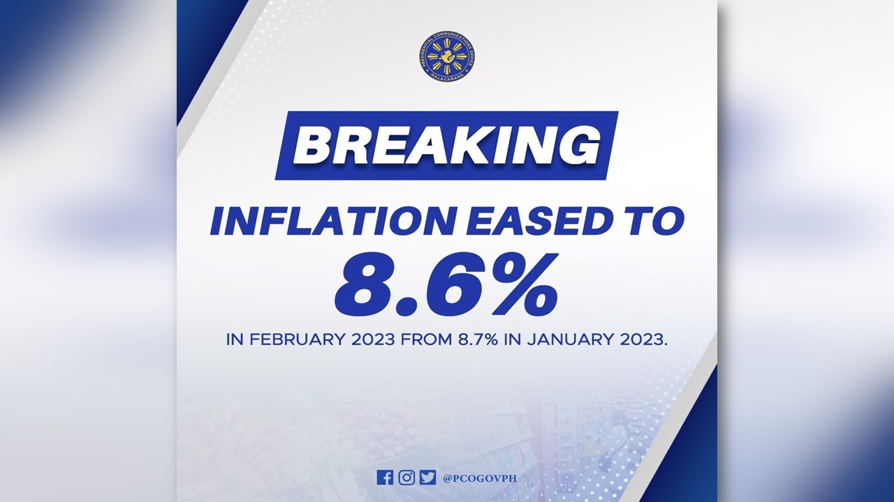 Inflation rate, bumaba nitong nakaraang buwan - RMN Networks