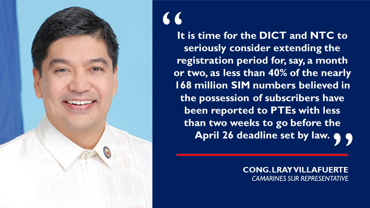 Mungkahing palawigin ang SIM card registration, sinuportahan sa Kamara ...