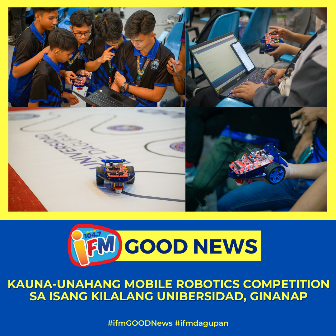 KAUNA-UNAHANG MOBILE ROBOTICS COMPETITION SA ISANG KILALANG UNIBERSIDAD, GINANAP - RMN Networks