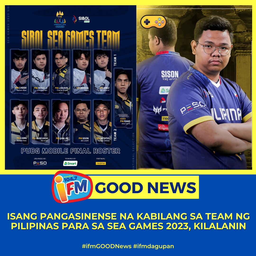 ISANG PANGASINENSE NA KABILANG SA TEAM NG PILIPINAS PARA SA SEA GAMES ...