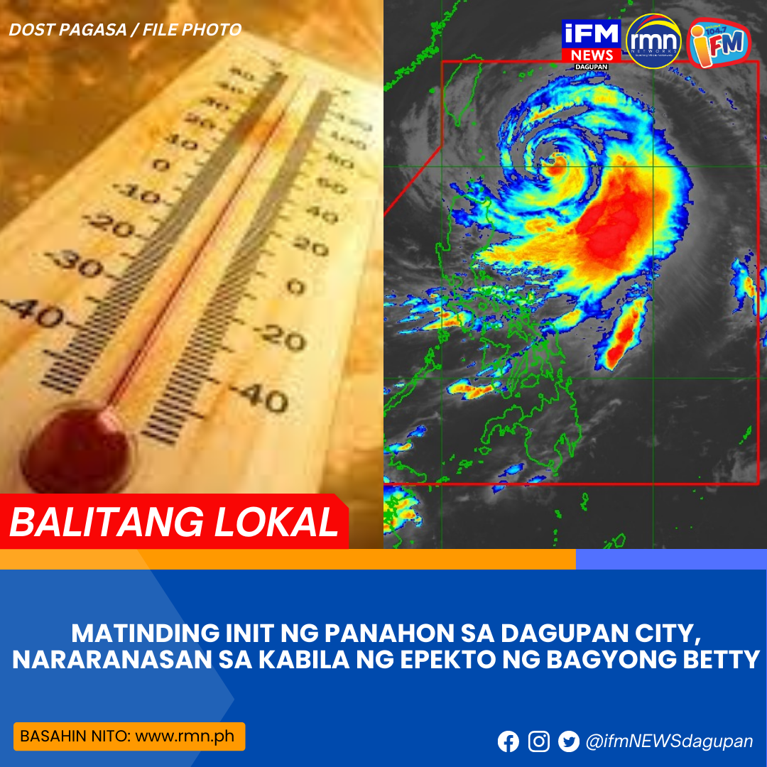 MATINDING INIT NG PANAHON SA DAGUPAN CITY, NARARANASAN SA KABILA NG ...